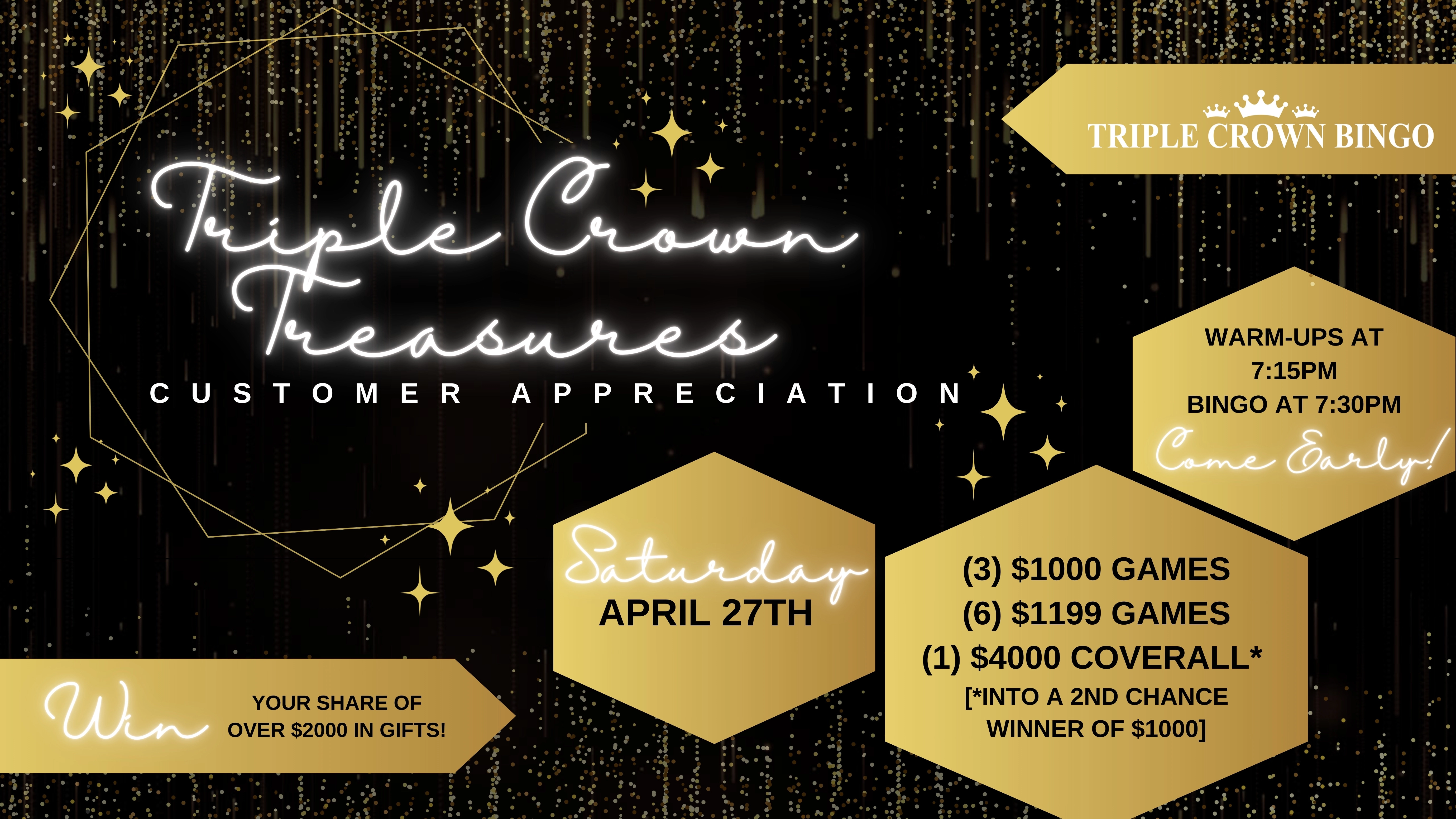 Join the Fun Events at Jones Road | Triple Crown Bingo