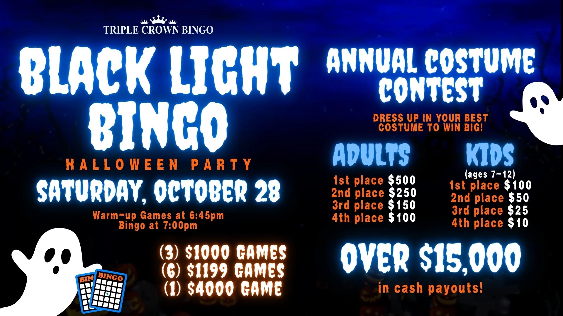 Join the Fun Events at Jones Road | Triple Crown Bingo