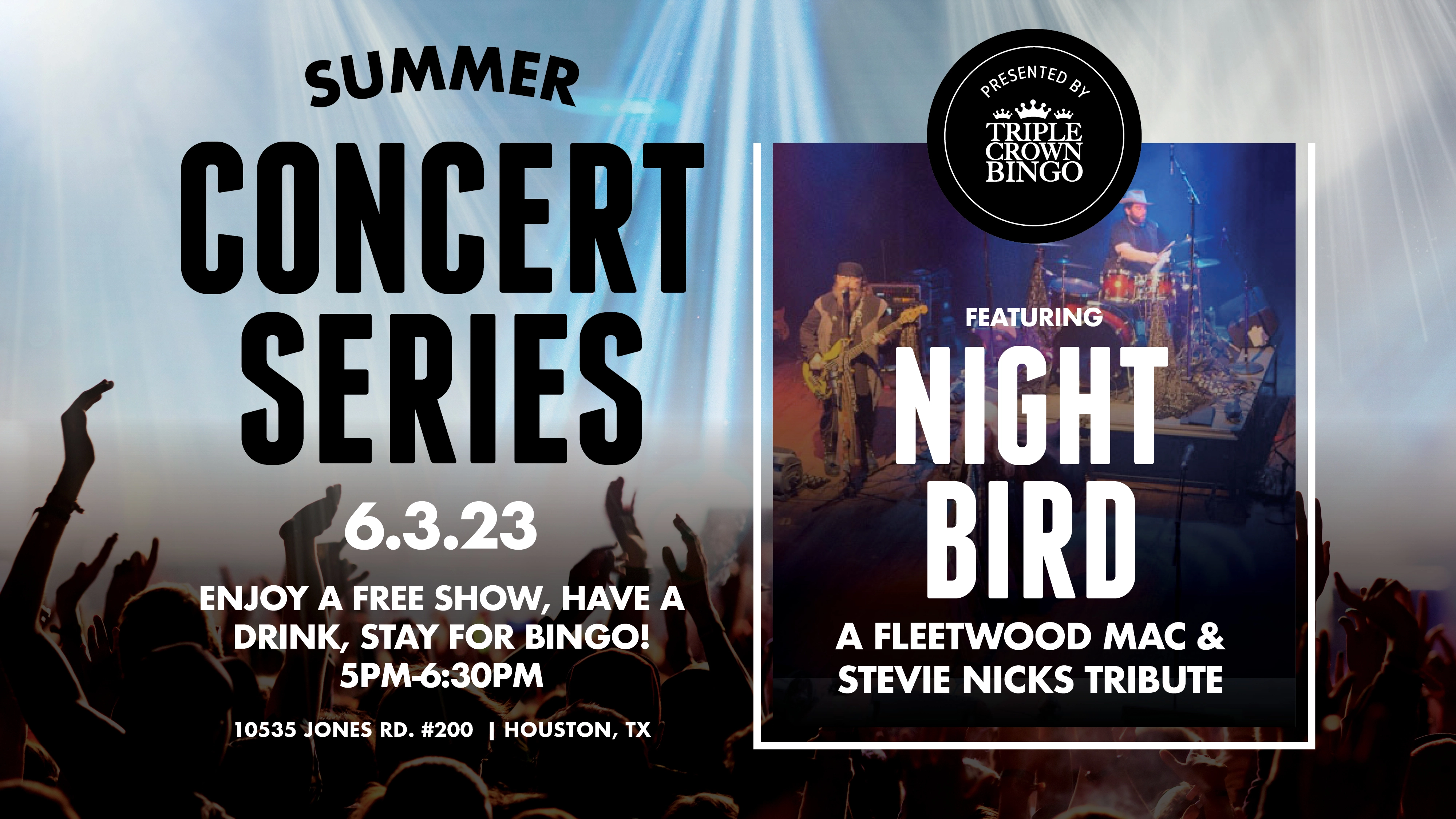 Join the Fun Events at Jones Road | Triple Crown Bingo