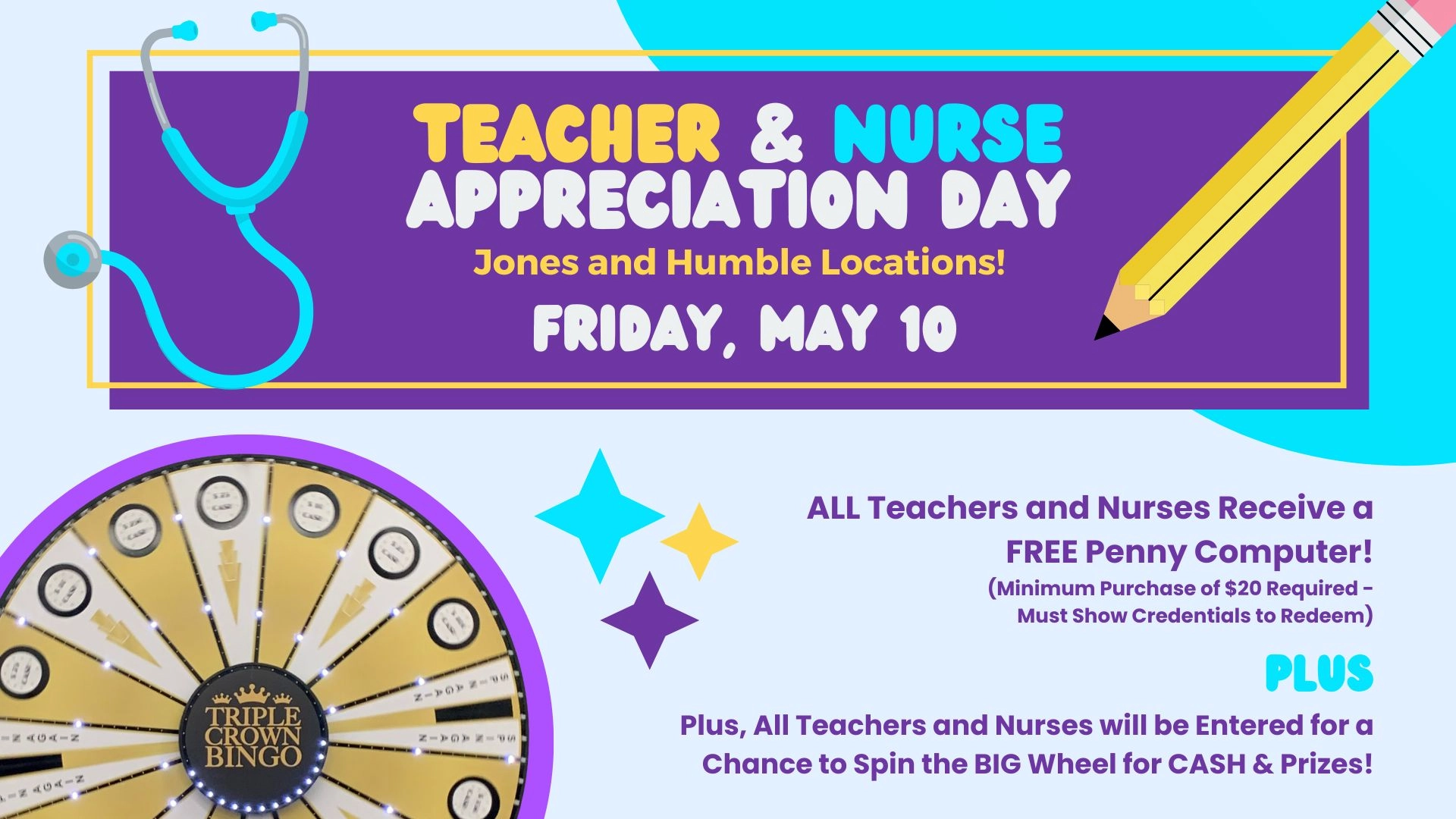 Join the Fun Events at Jones Road | Triple Crown Bingo